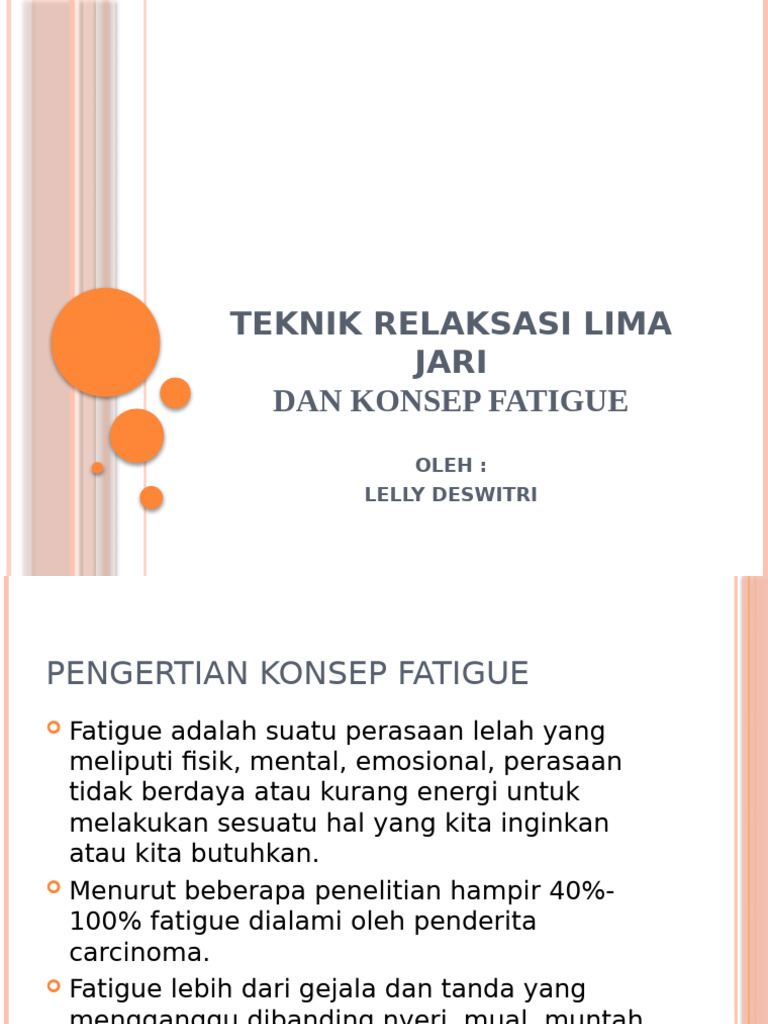 Teknik Relaksasi Lima Jari | PDF