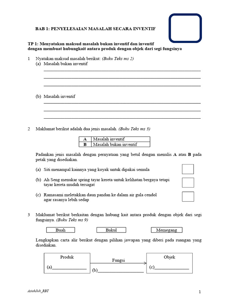 Modul PBD Ting 2 (Murid) | PDF