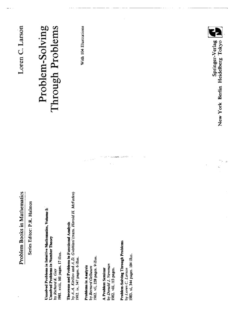 Loren C Larson Solucion de Problemas | PDF