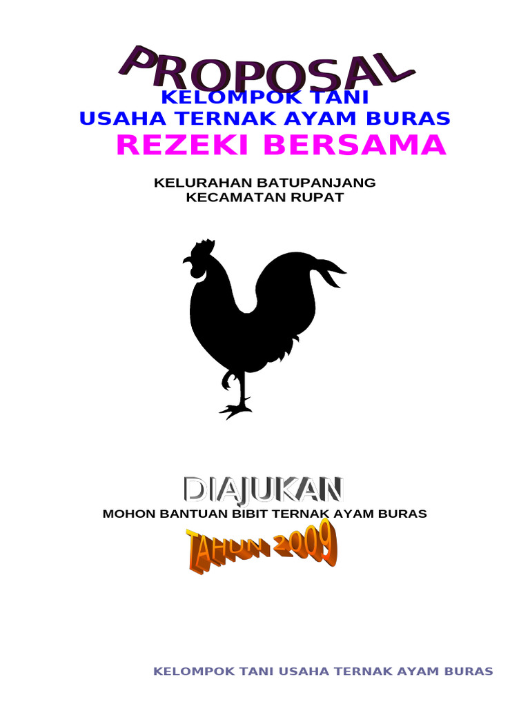pROPOSAL Ayam | PDF