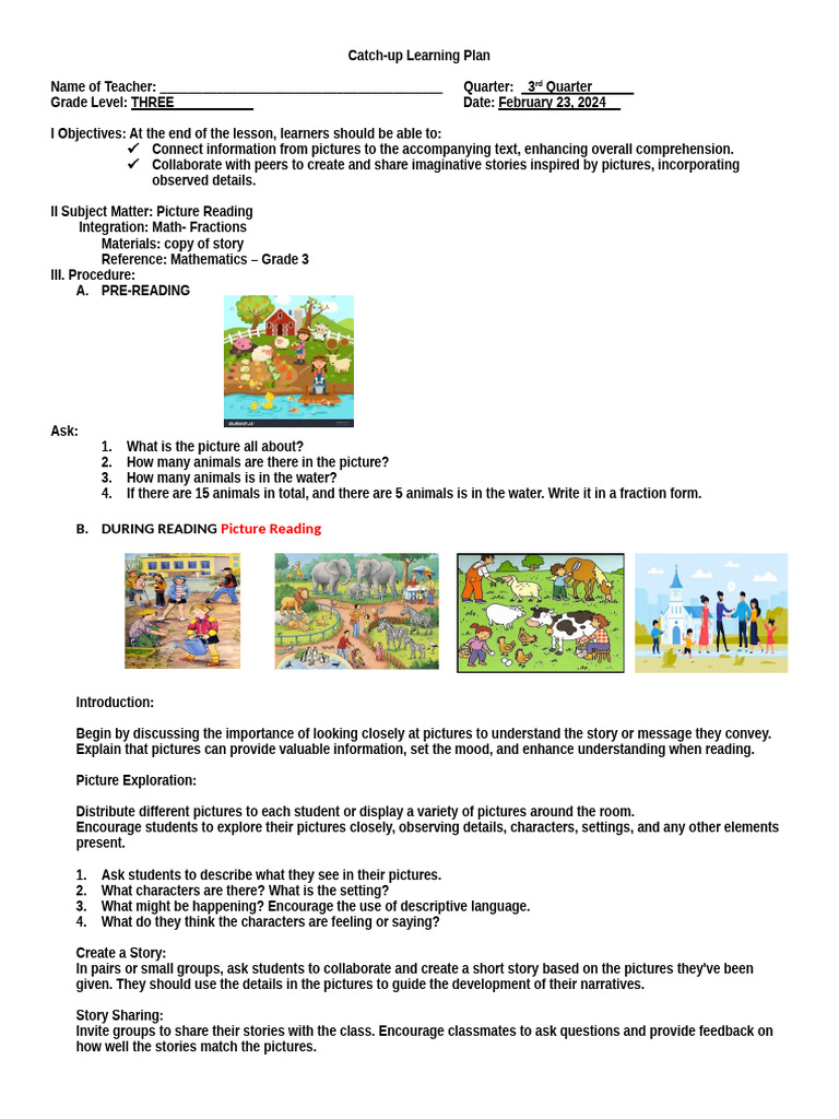 Q3 - 3rd CATCH-UP Reading Friday | PDF