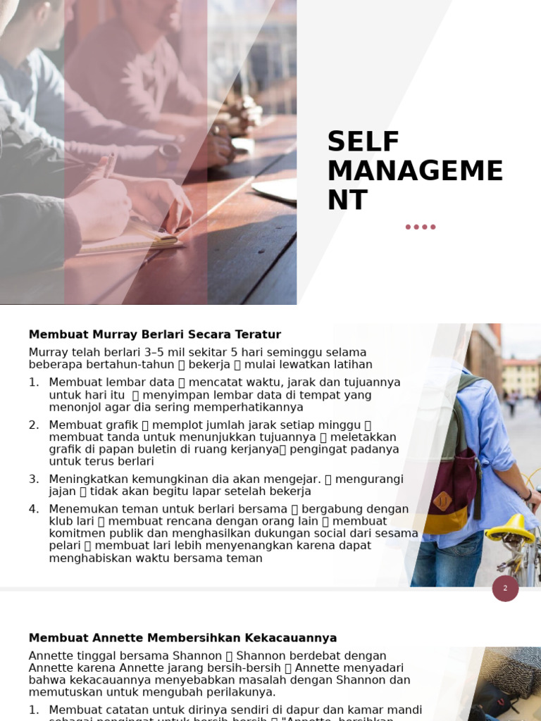 Self Management | PDF