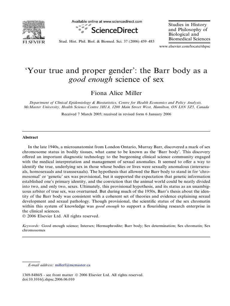 Barr Body | PDF