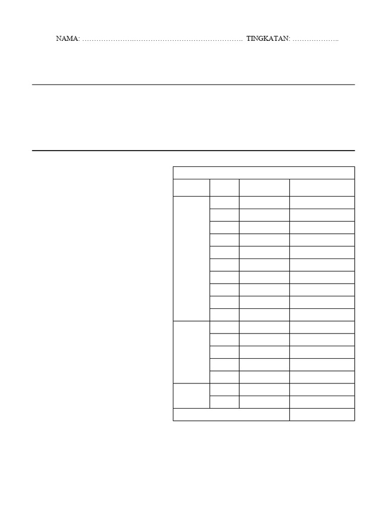 Set 1 (Kertas 2) | PDF