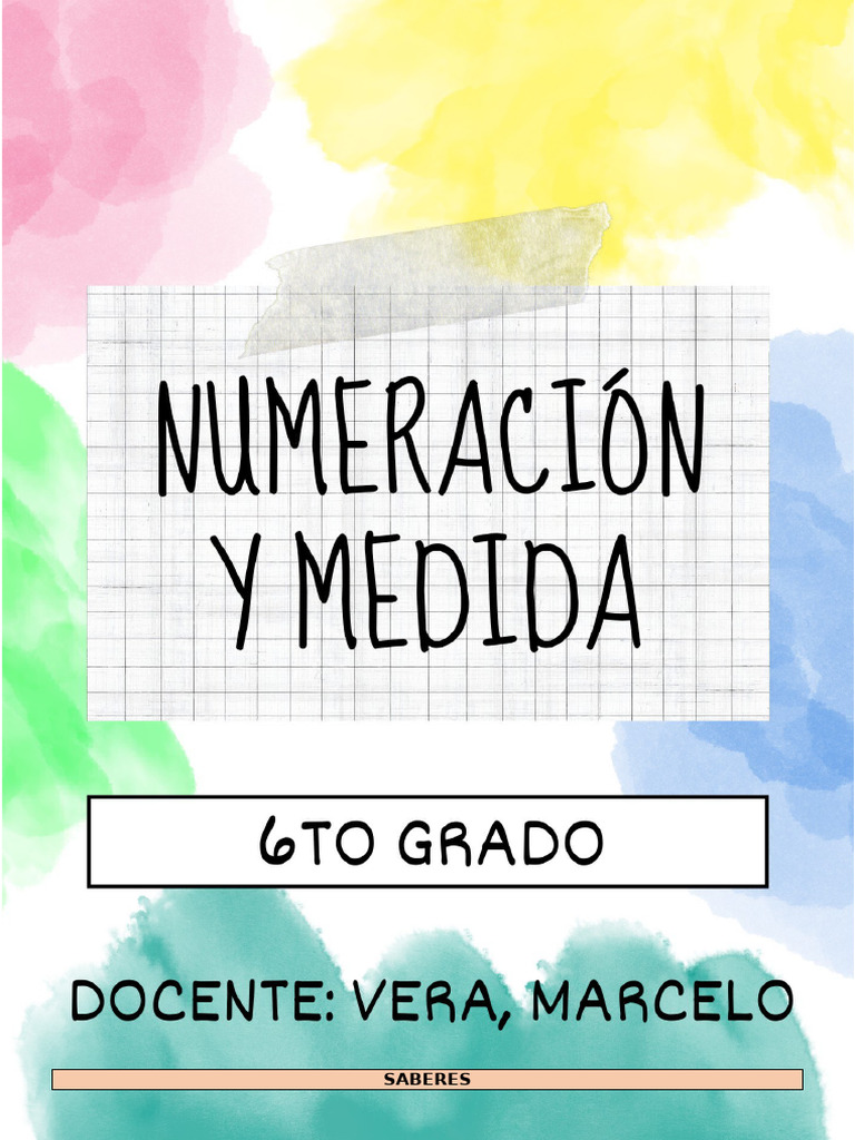 6to Números Racionales y Medida | PDF