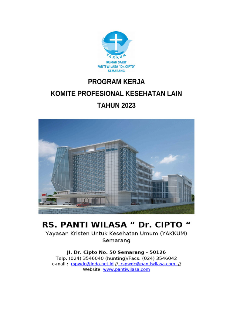 Format Program Kerja RS - 03.11.22 | PDF