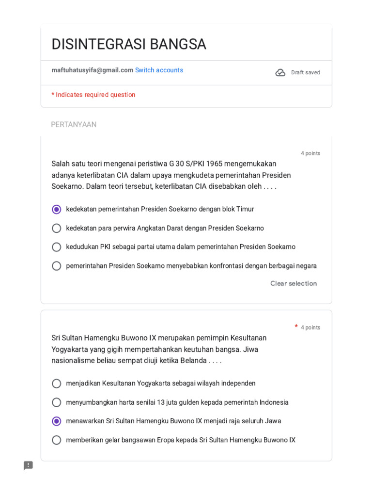 Disintegrasi Bangsa | PDF