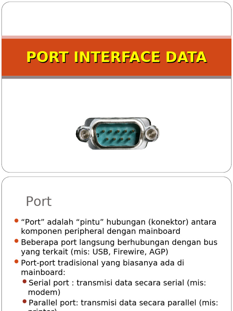 Teknik Interface 2 Port Interface Data | PDF