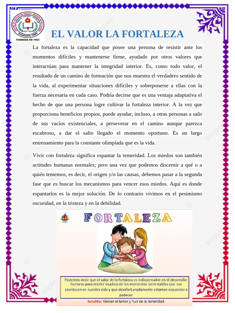El Valor La Fortaleza | PDF