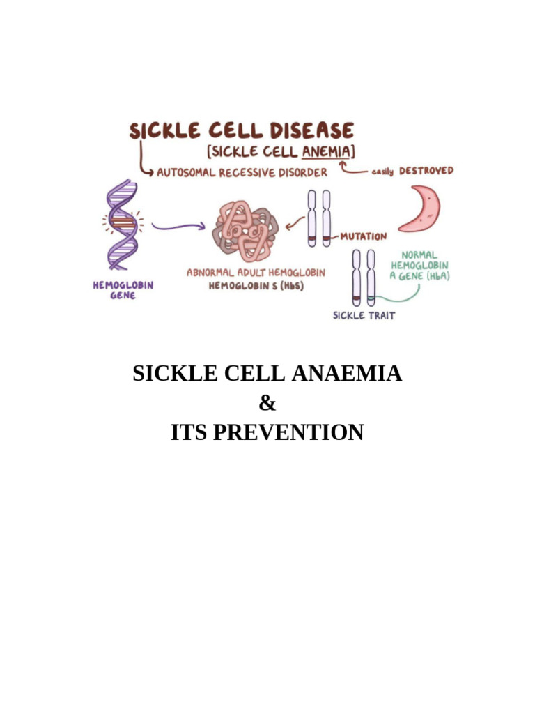Sickle Cell Anaemia | PDF