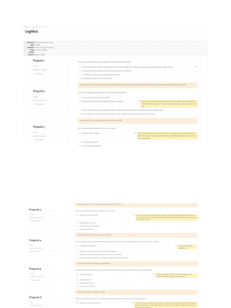 Examen Final Logistica | PDF