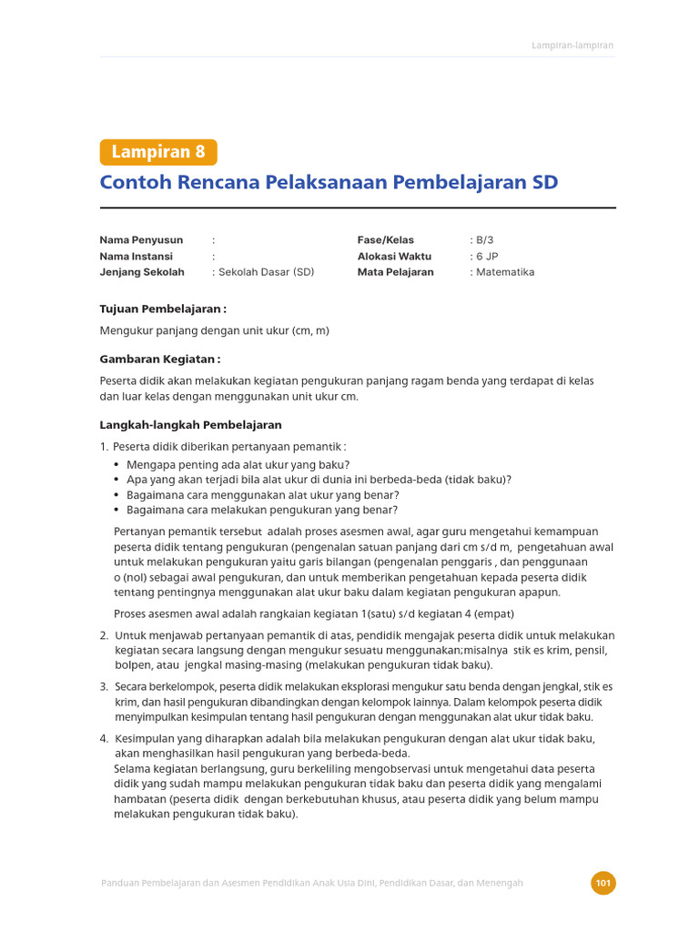 CONTOH RPP KURMER | PDF