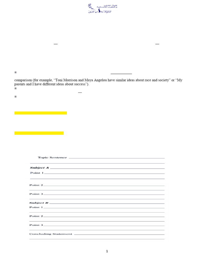 s3 Composition 2 Booklet Final | PDF