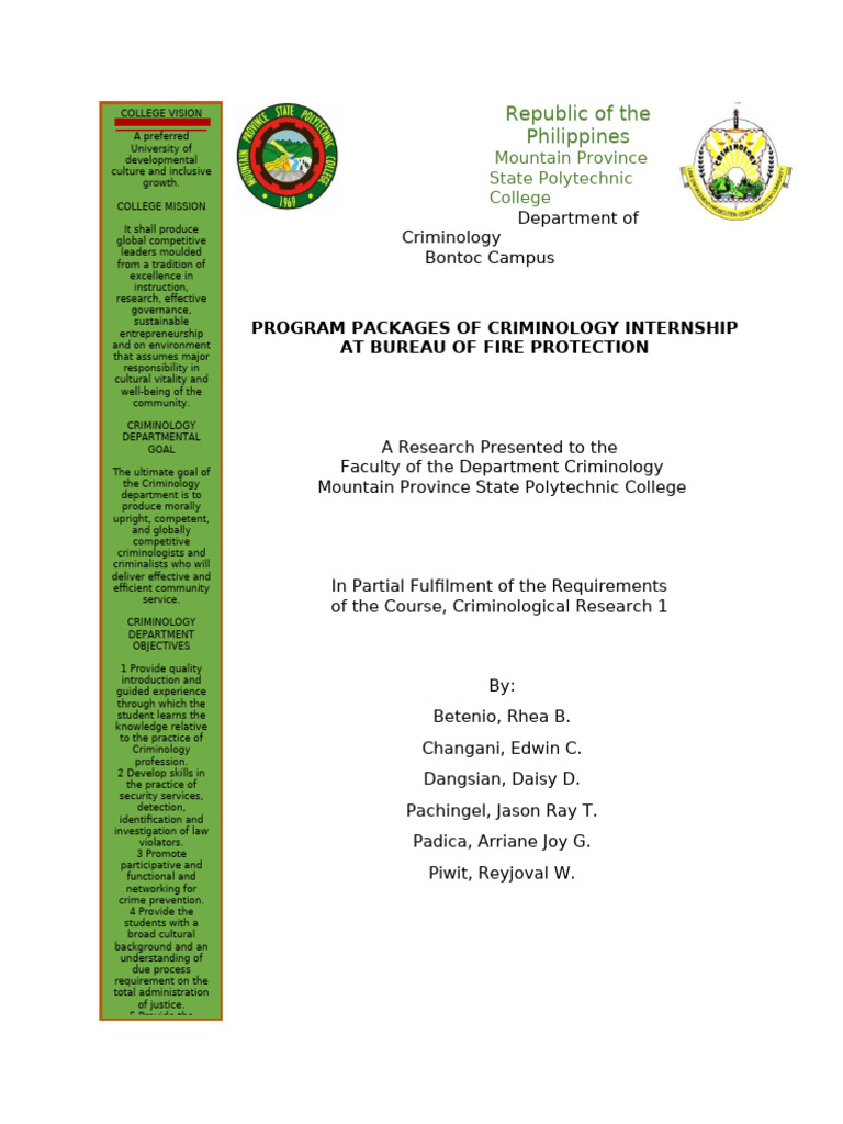 Preliminary Pages | PDF | Criminology | Career & Growth