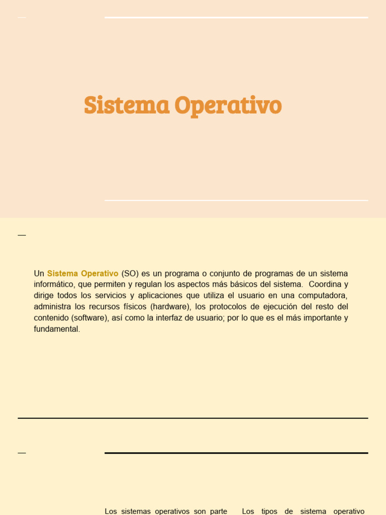 Sistema Operativo | PDF Sistema Operativo | PDF
