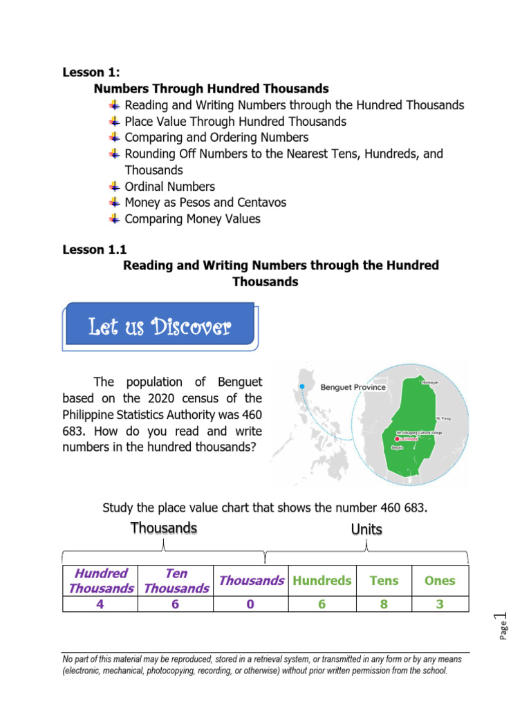 Factsheet Lesson1 | PDF