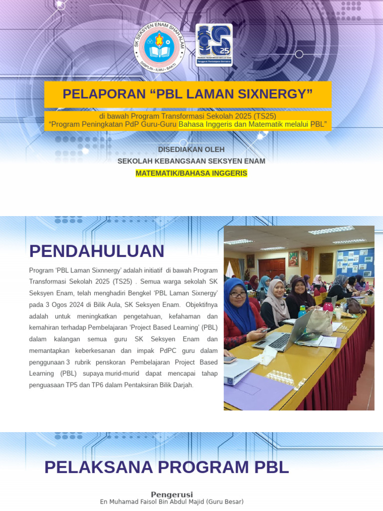 Tapak Pelaporan PBL Skse | PDF
