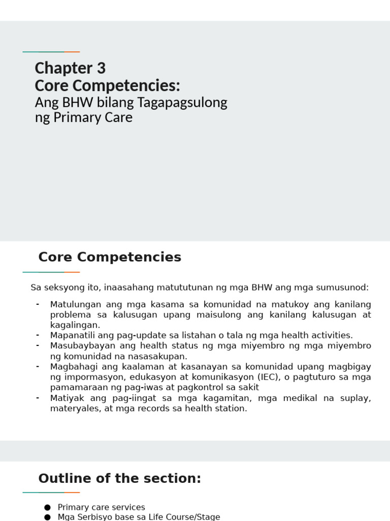 Chapter 3 - Online Version - Core Competencies | PDF