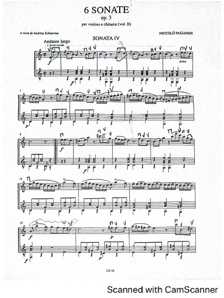 Sonata Paganini | PDF