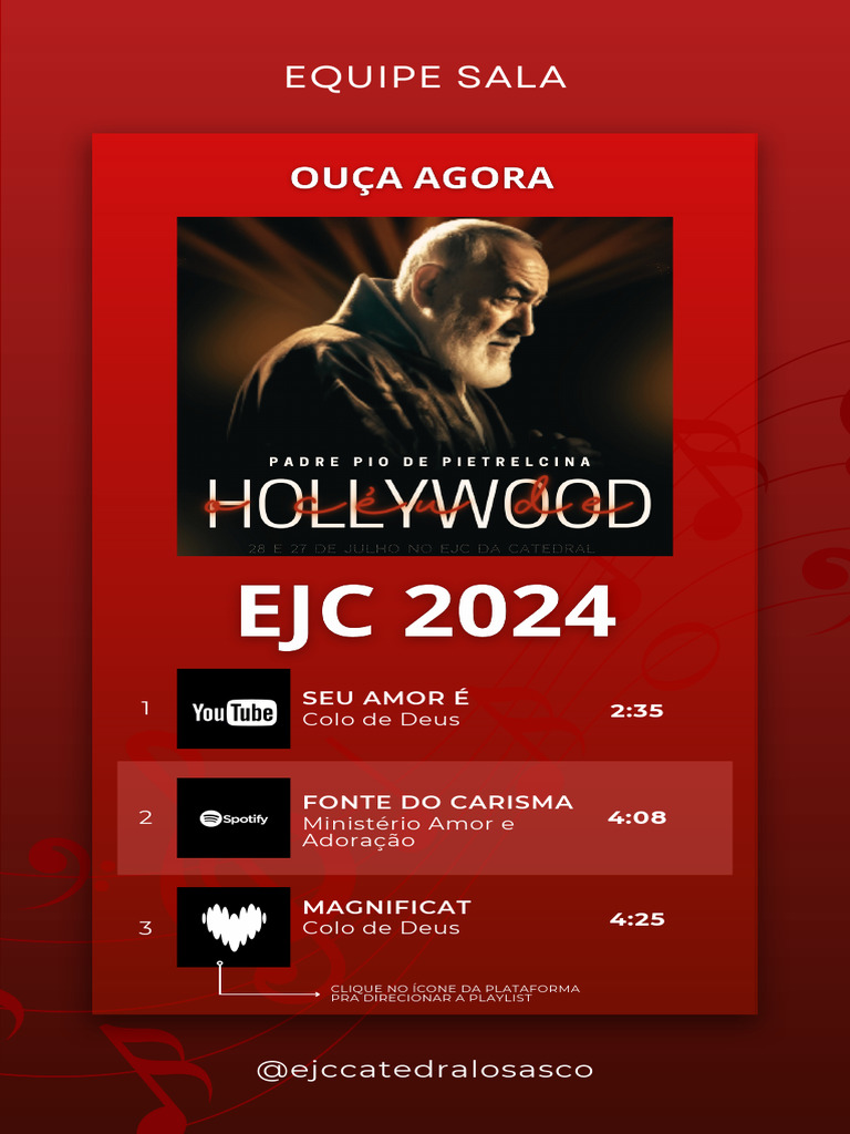 Playlist - Ejc 2024 | PDF