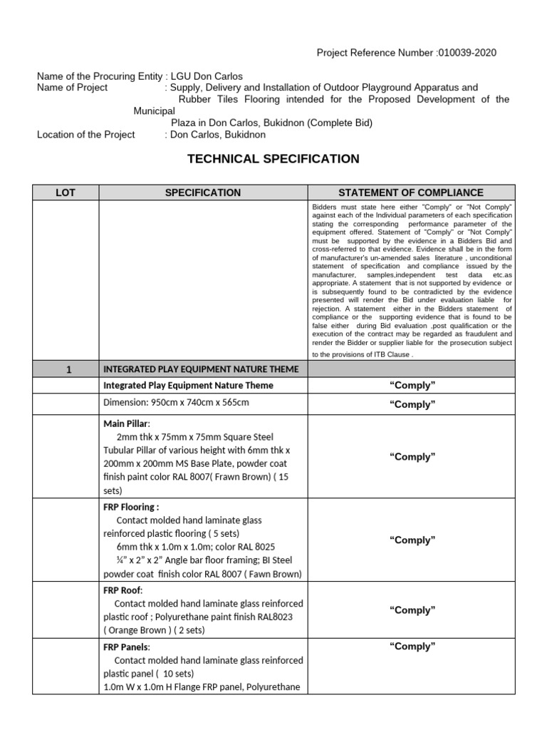 technical specs revised | PDF