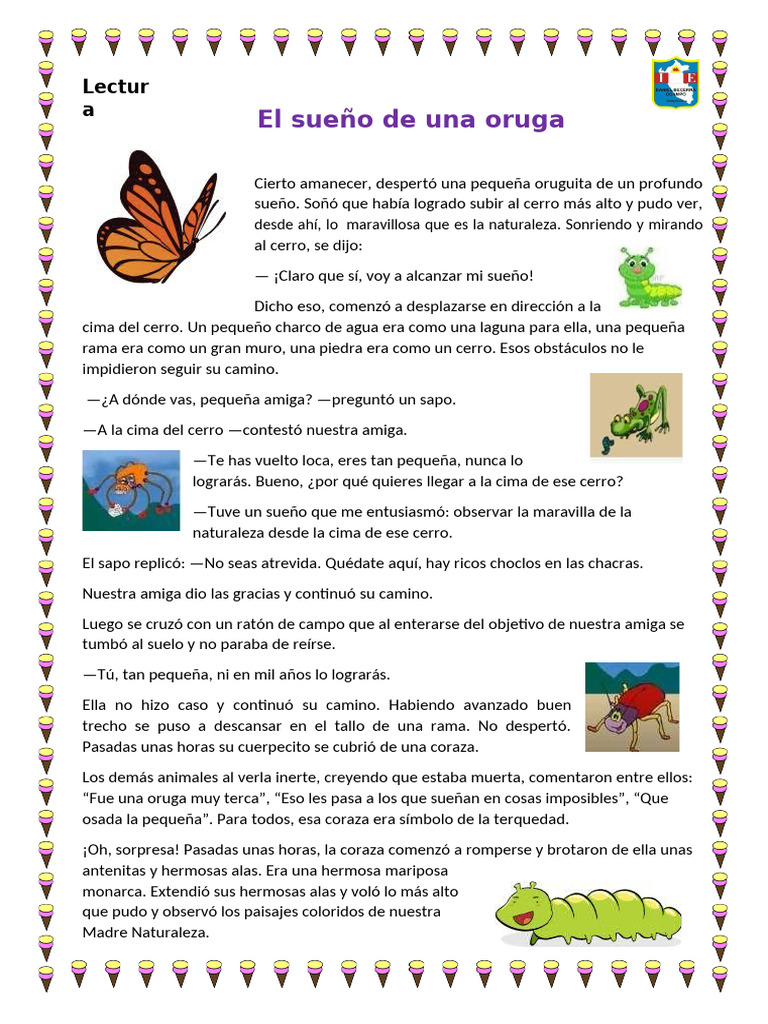Lectura LA ORUGA | PDF