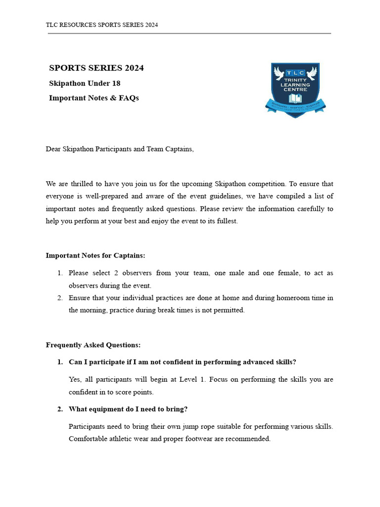 Important Notes & FAQs | PDF Important Notes & FAQs | PDF