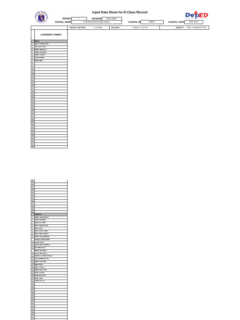 Diss Grade 11 Maingal | PDF