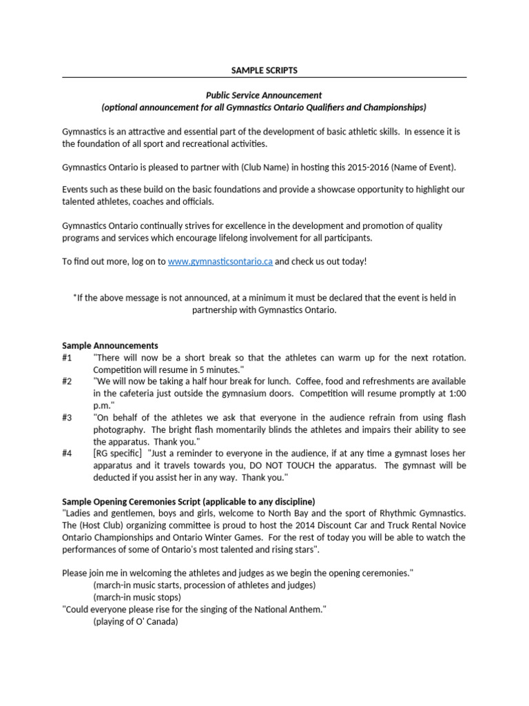 Appendix A Sample Scripts | PDF