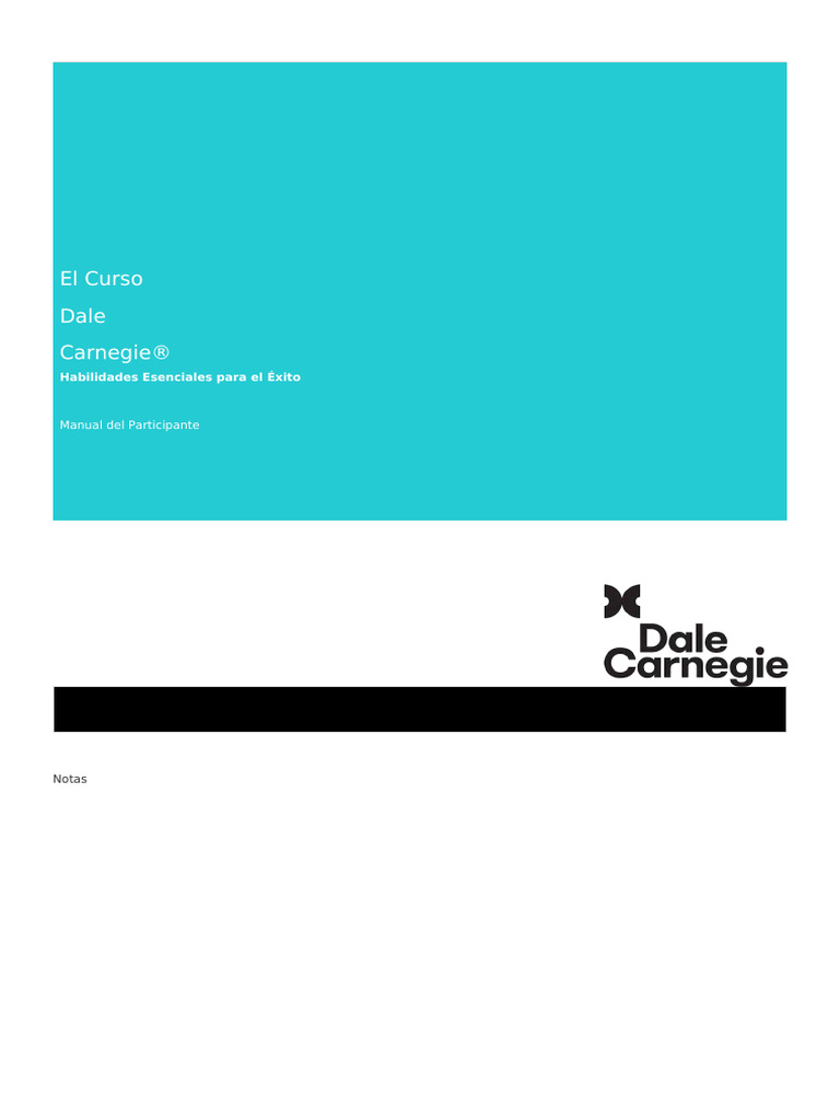 Dale Carnegie Course | PDF