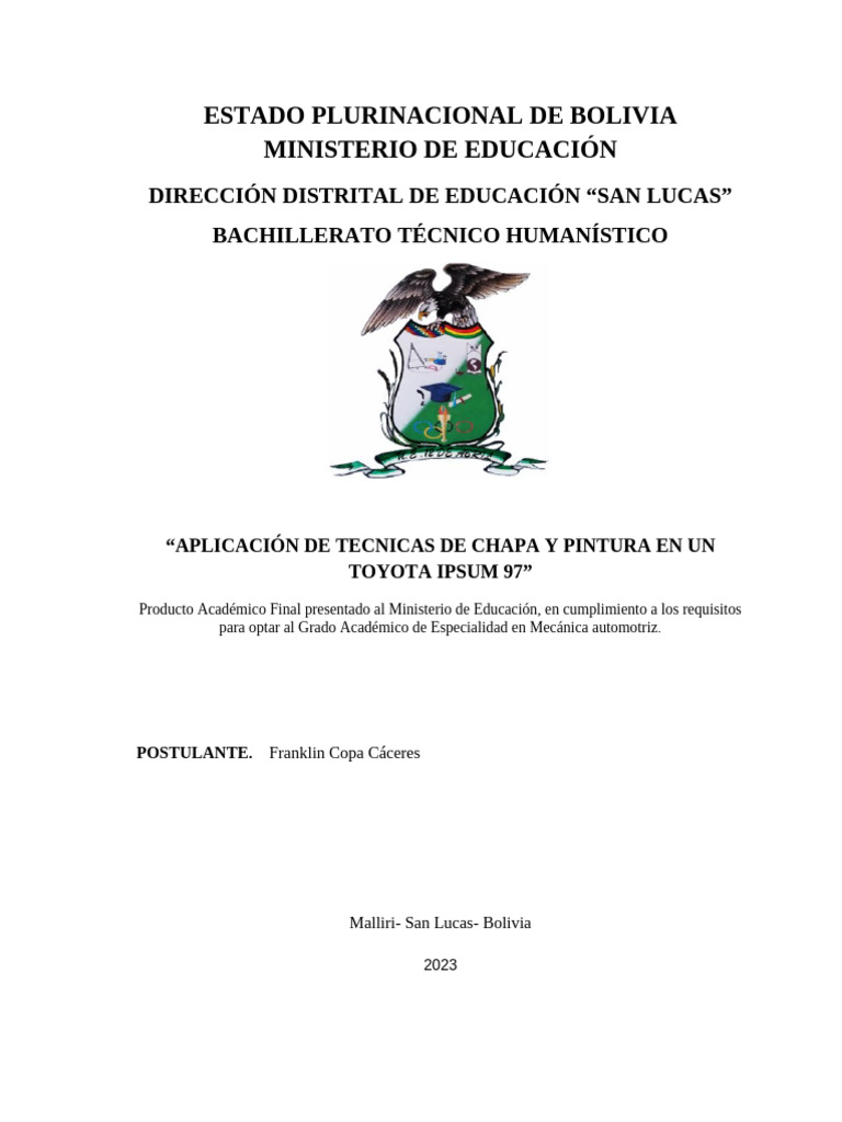 Proyecto UNESCO | PDF