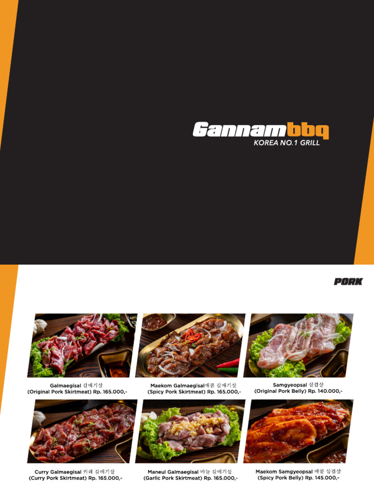 Menu Gannam BBQ 2024 | PDF