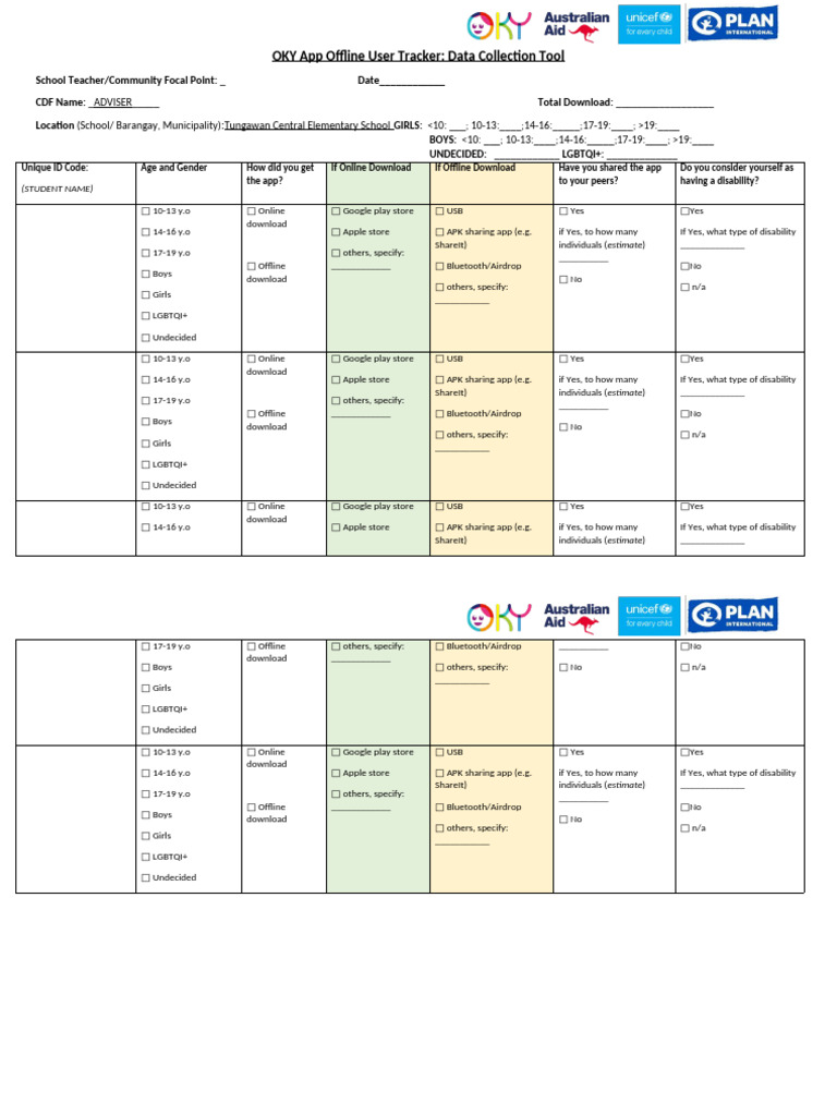 Oky App Offline User Tracker AL Edition | PDF