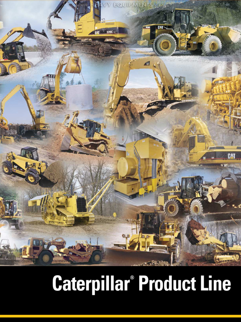 Catalog Caterpillar Product Line Heavy Equipment | PDF