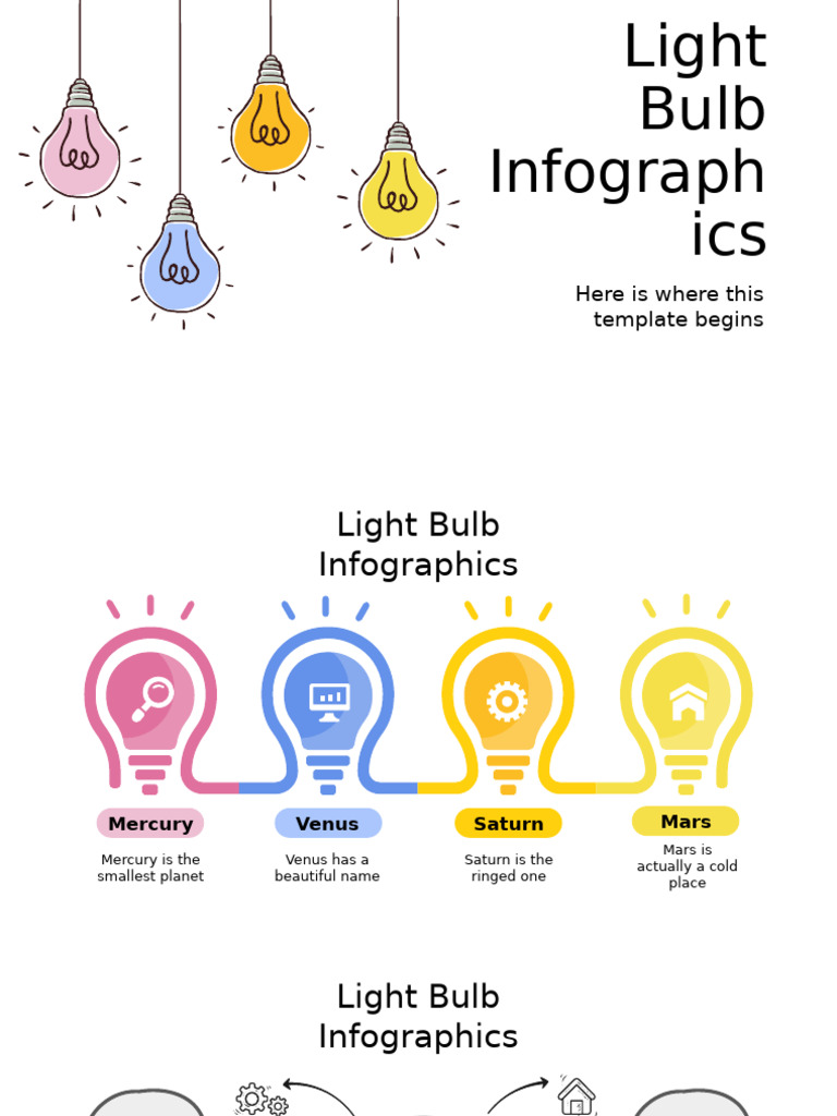 Light Bulb Infographics by Slidesgo | PDF