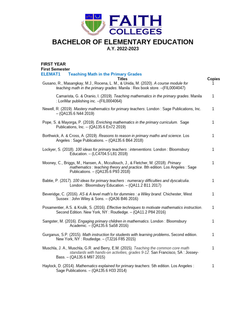 BEED Listings October 2022 | PDF