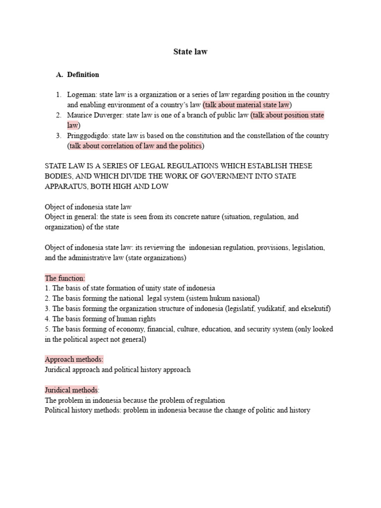 State Law | PDF