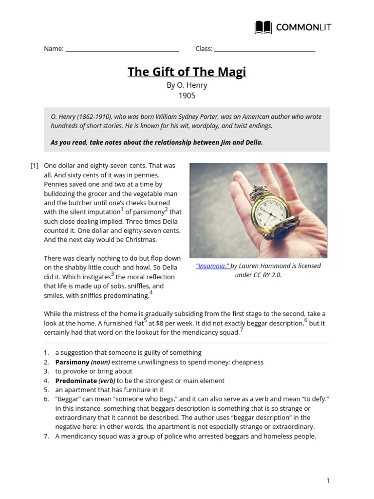 The Gift of The Magi | PDF