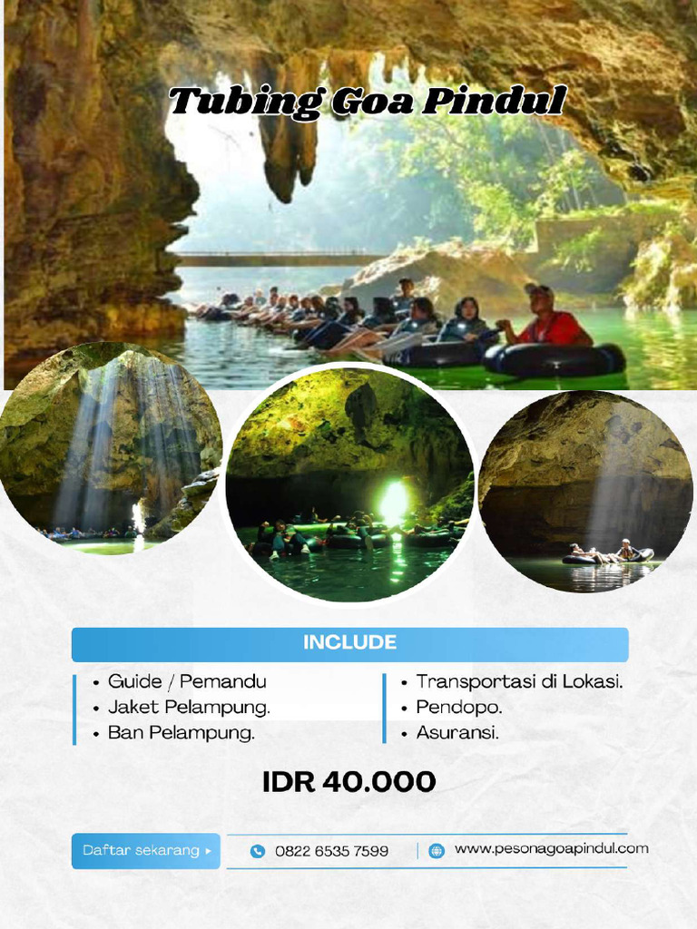 Price List Pesona Goa Pindul | PDF