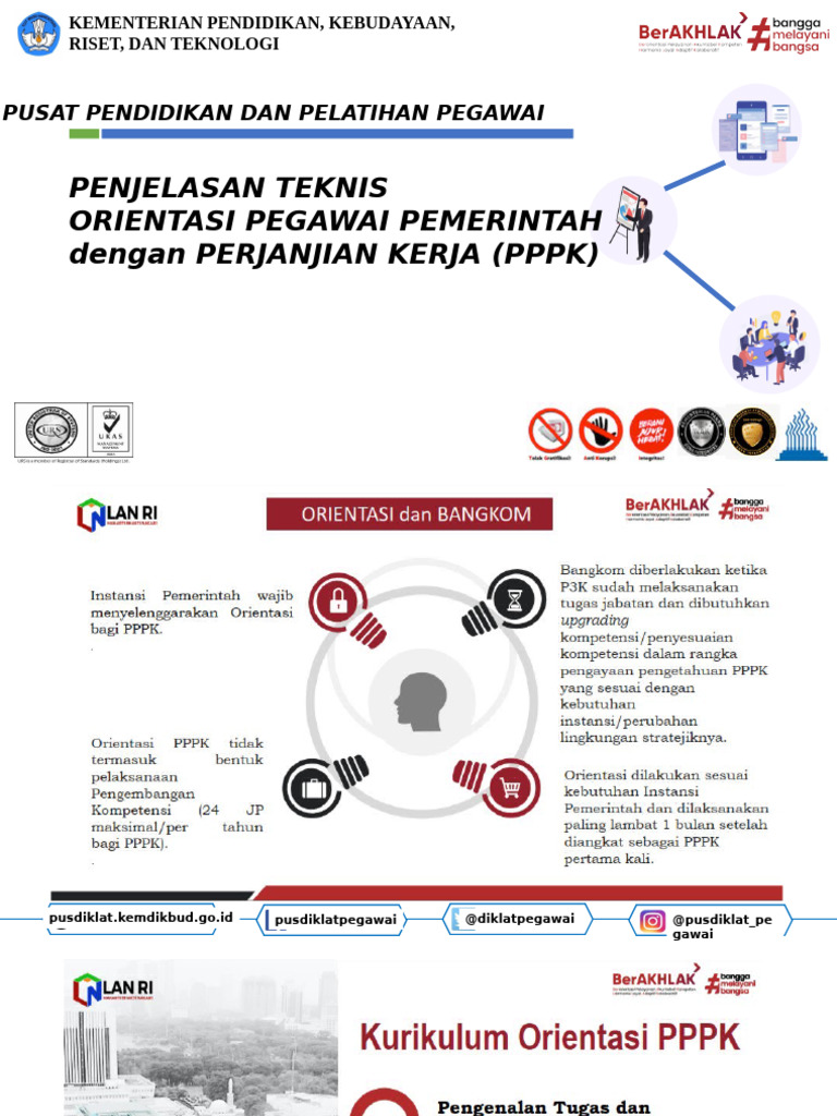 Penjelasan Teknis Pelaksanaan Orientasi P3K 2024 - v2 | PDF