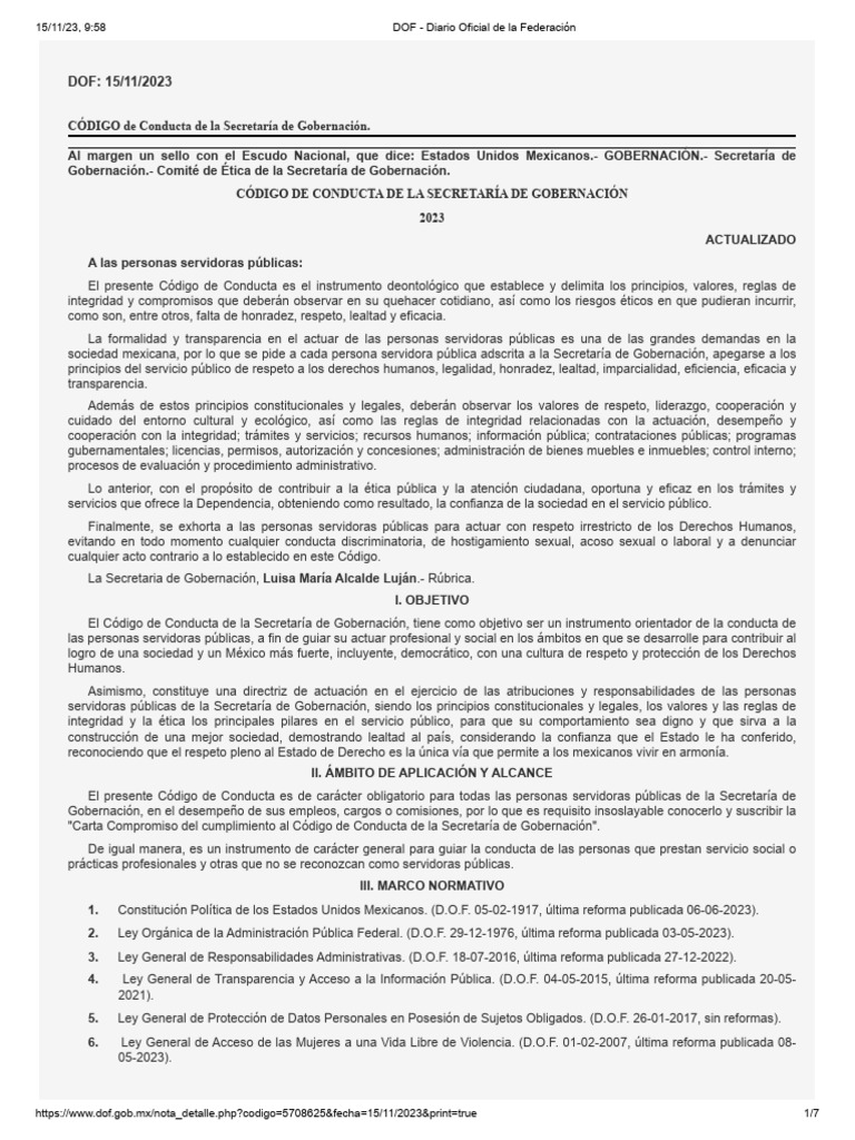 C_digo_de_Conducta_de_la_SEGOB | PDF