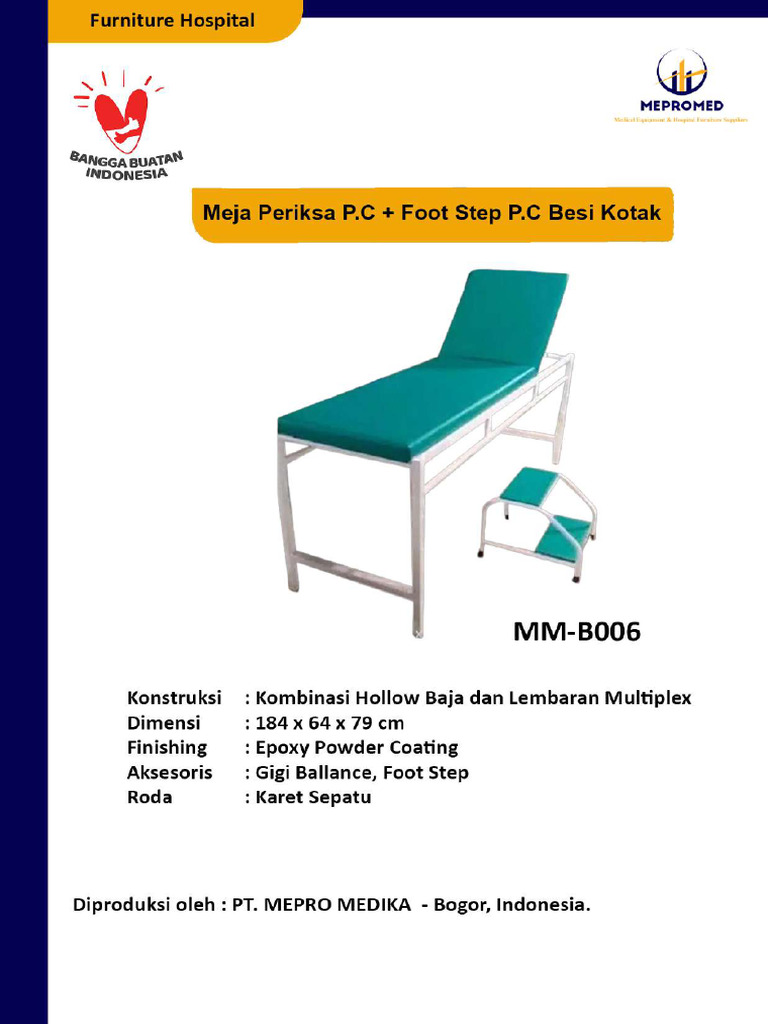 Catalogue MEPRO 2024 Furniture Hospital | PDF
