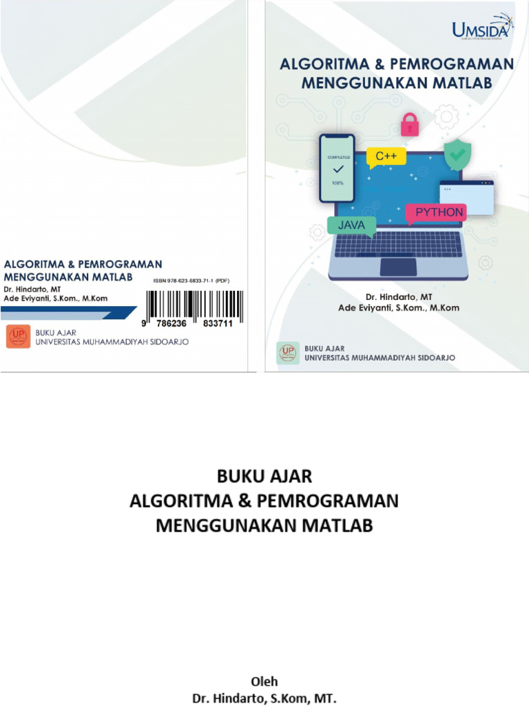 Algoritma & Pemrograman Menggunakan Matlab (2020) | PDF