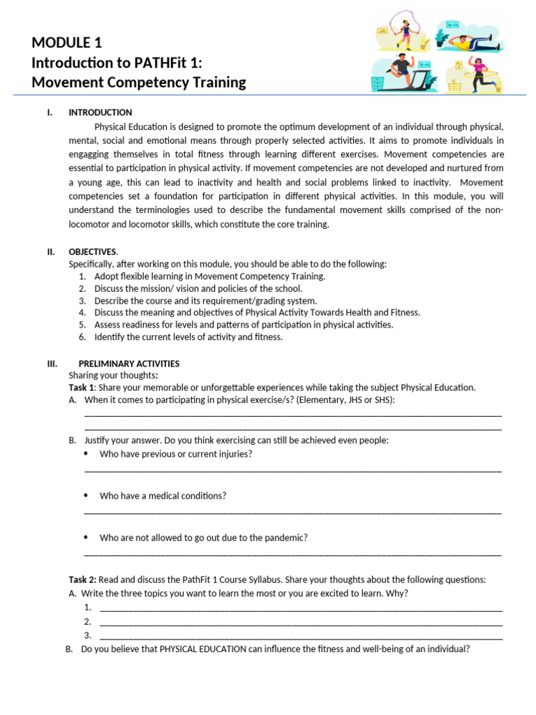 PATHFit 1 MODULE 1 | PDF