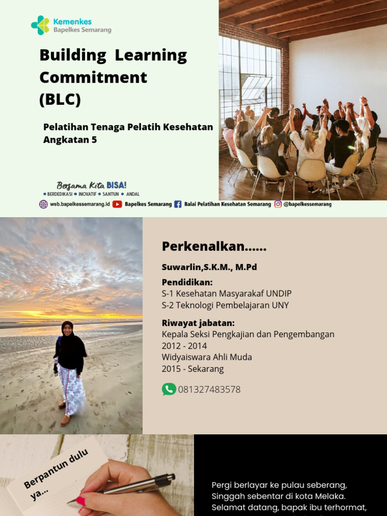 Building Learning Coomitment - TPK 5 | PDF