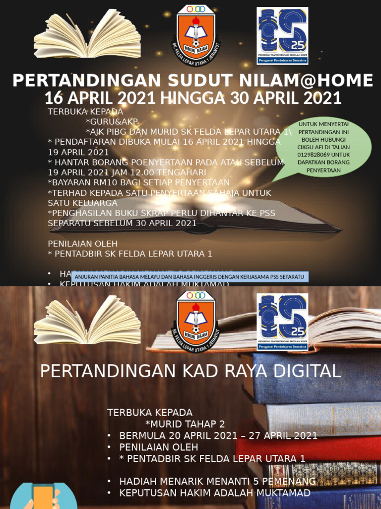 Poster Bulan Galakan Membaca | PDF