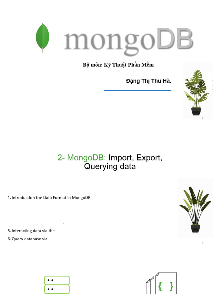 2 - Import - Export - Querying Data | PDF