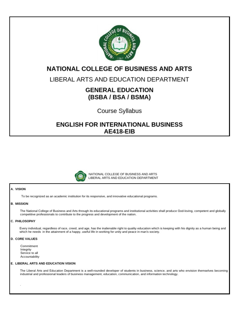 English For International Business | PDF | Communication | Business
