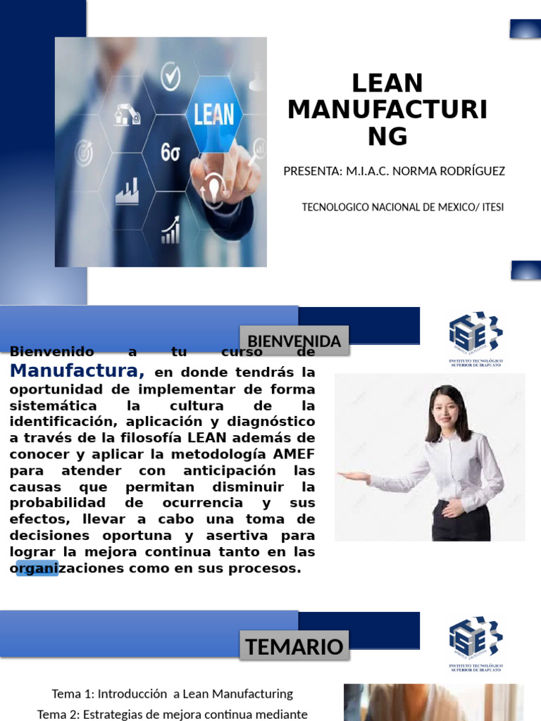 Introducción A Lean Manufacturing 31-JUL | PDF
