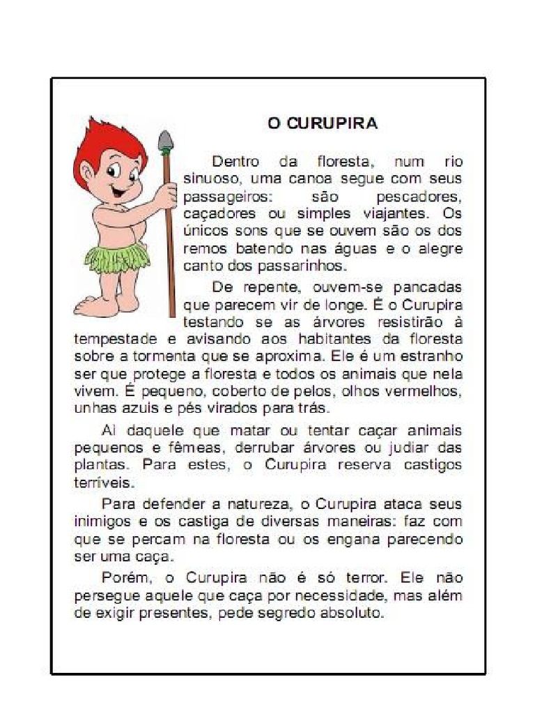 Lenda Curupira 2024 | PDF